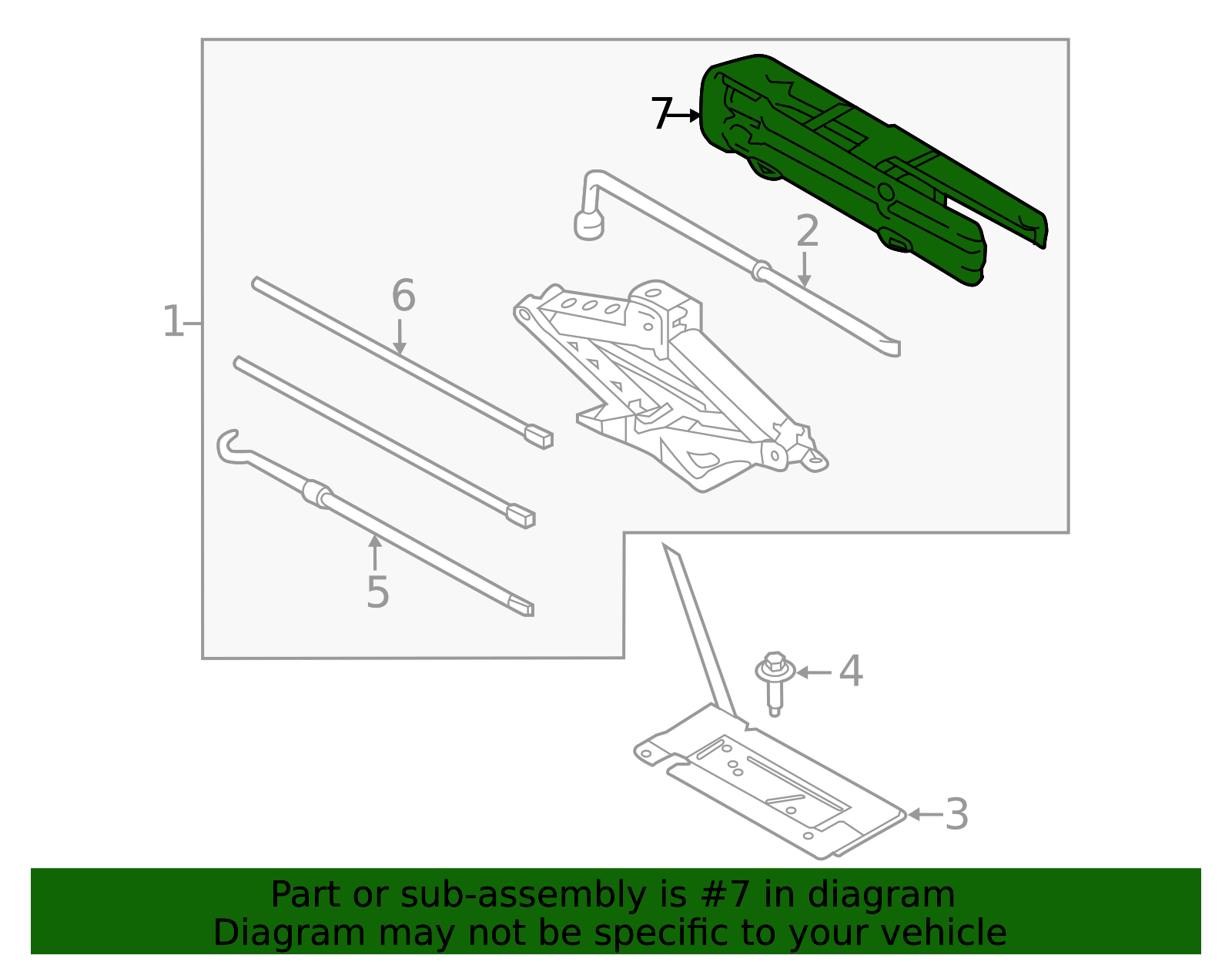 2015-2020 Ford F-150 | Jack Cover | FL3Z-9945626-B | Walls' Ford Parts