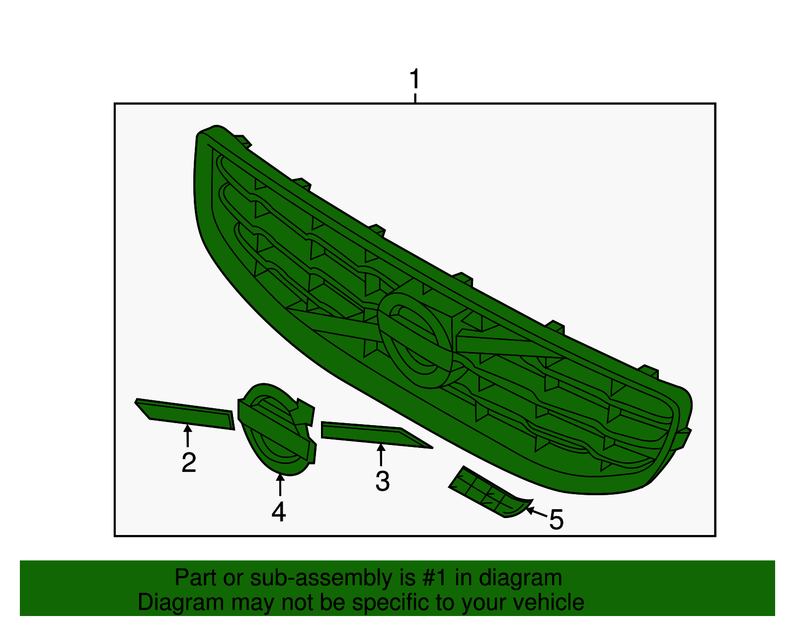 2013 Volvo S60 Grille Assembly 31323099 | TascaParts.com
