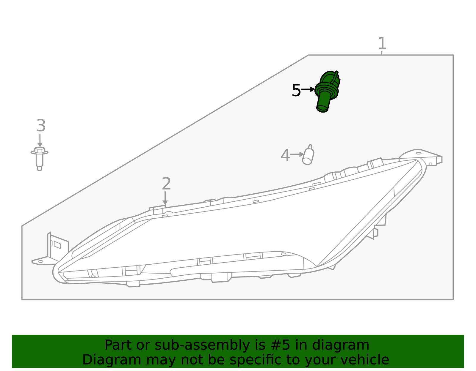 2019-2025 Nissan Marker Lamp Bulb Socket 26240-6CA0A | Nissan Parts Central