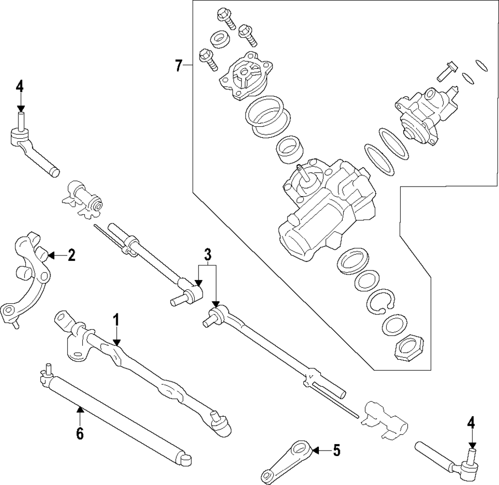 2023-2025 Ford Drag Link pc3z3304e | TascaParts.com