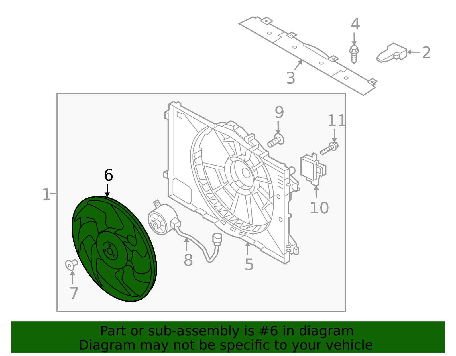 25231-F2000 - Fan Blade 2017-2026 Kia | Kia.Parts Store