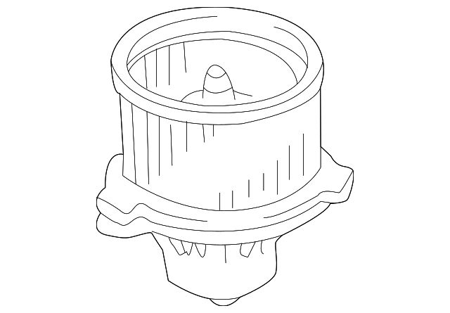 87103-0C022 - Motor Sub-Assembly, Heater Blower, With Fan - 2001-2008 ...