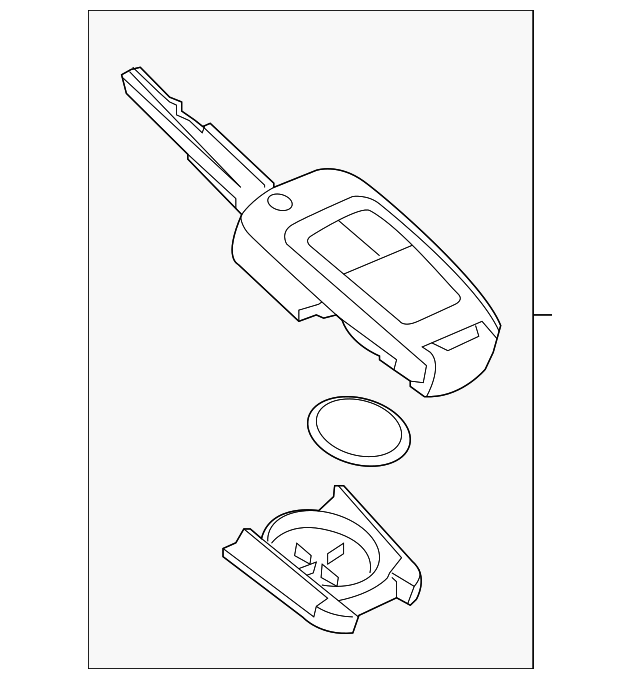 Genuine GM Door Lock and Ignition Lock Folding Key 13530754 | eBay