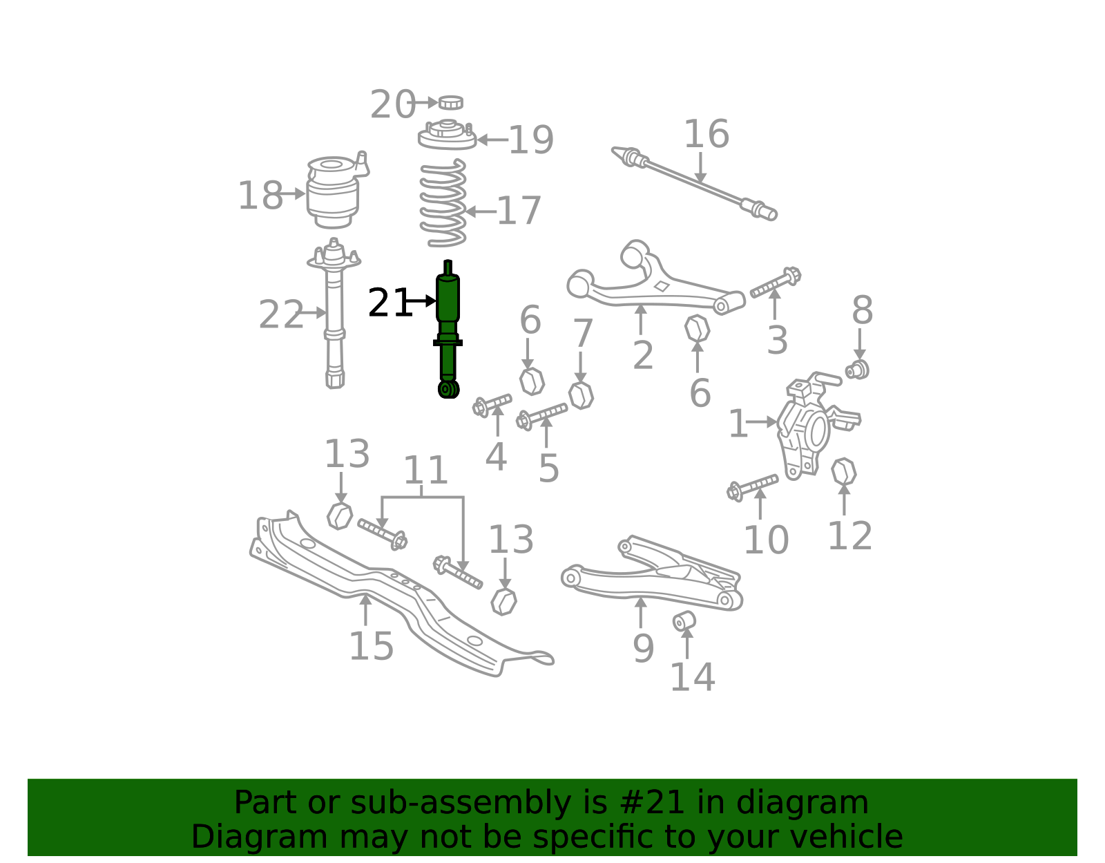 2003-2006 Ford Expedition | Suspension Shock Absorber | 6L1Z-18125-AB ...
