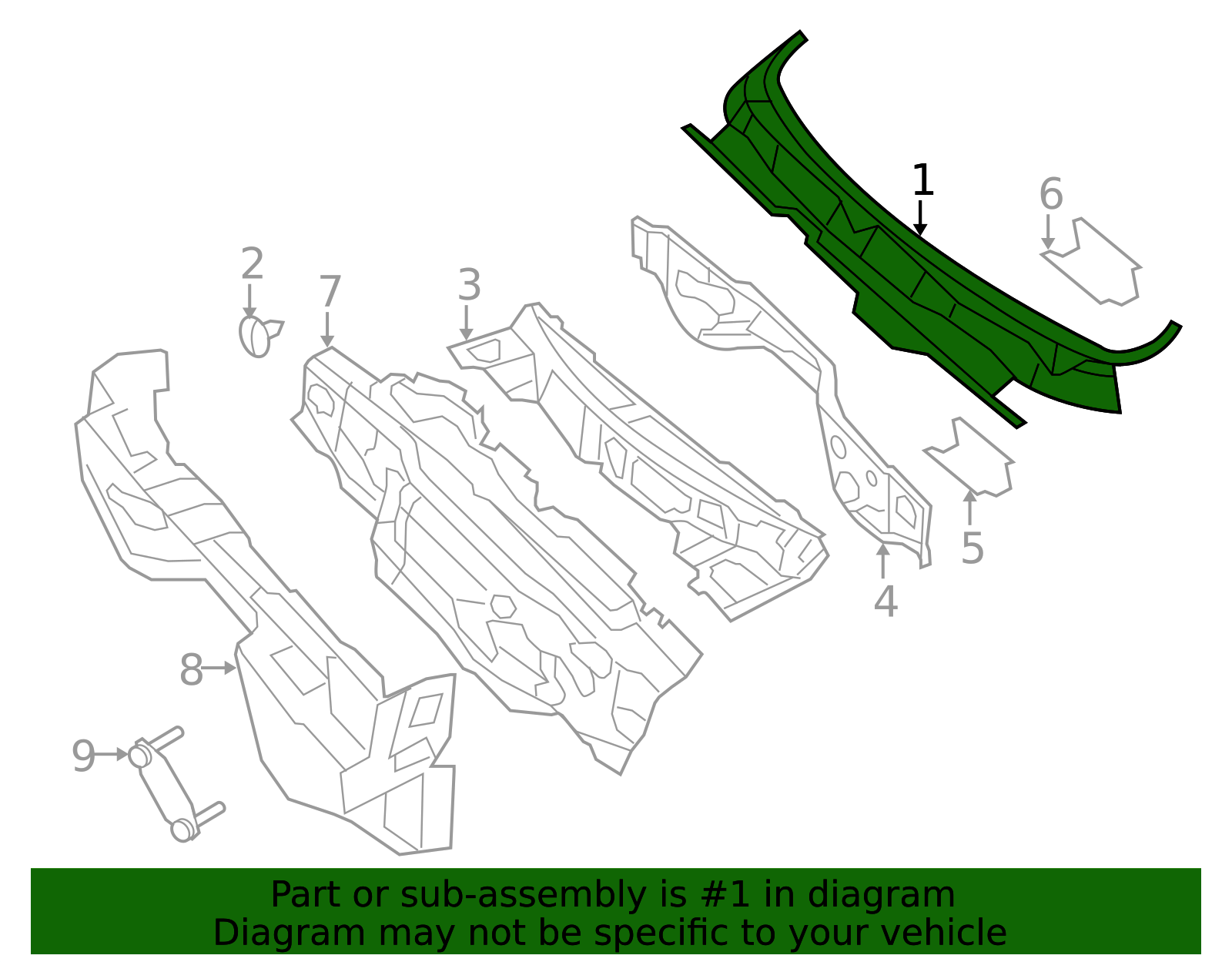 Cowl Grille 55112305AD | Mopar Parts Canada