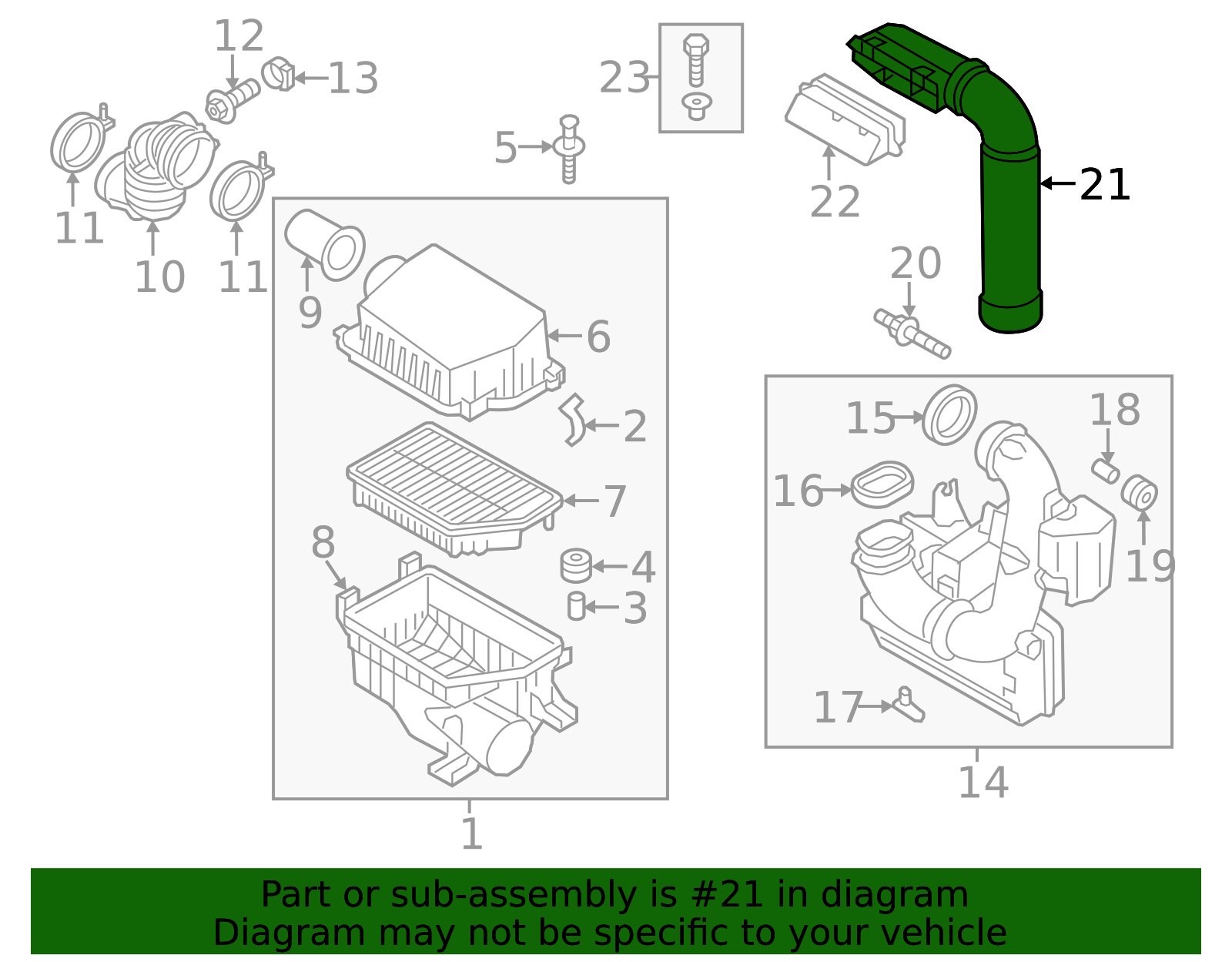 Air Intake Hose - Seamless OEM Engine Airflow 28210-3X900 | AutoNation ...