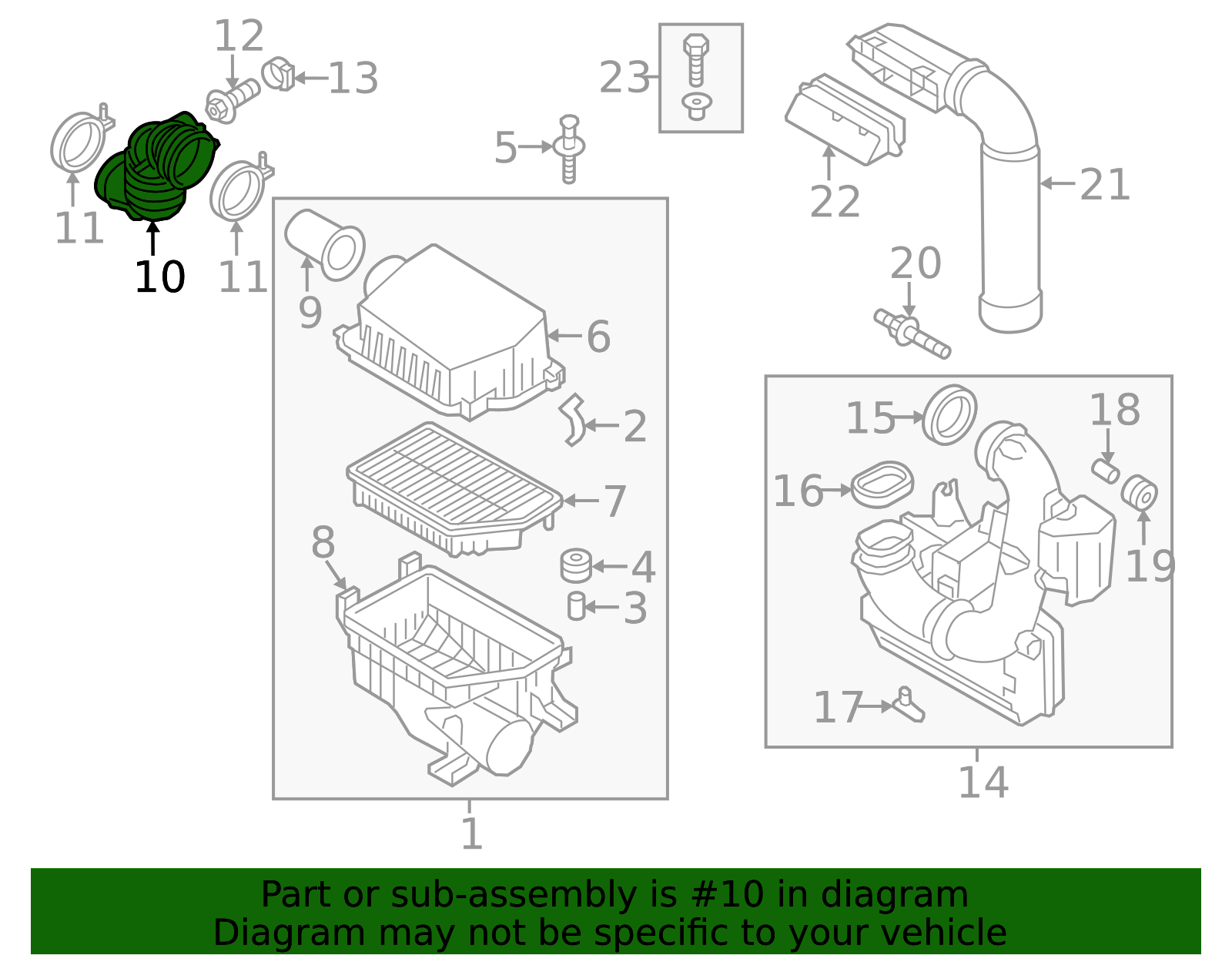 Air Intake Hose - Seamless OEM Engine Airflow 28140-3X520 | AutoNation ...
