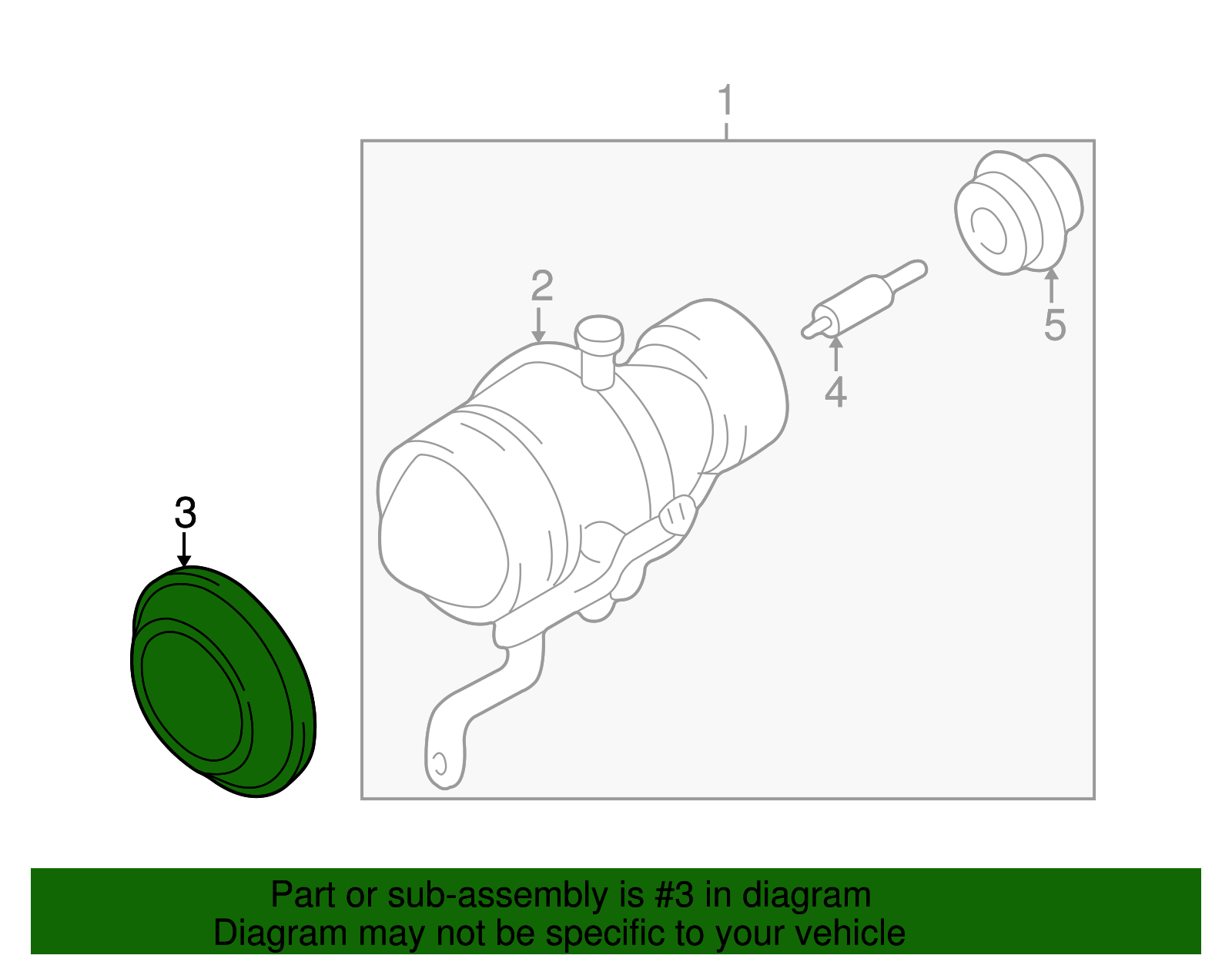 86554-3D000 - Cap - 2002 Hyundai Sonata | World OEM Parts Hyundai