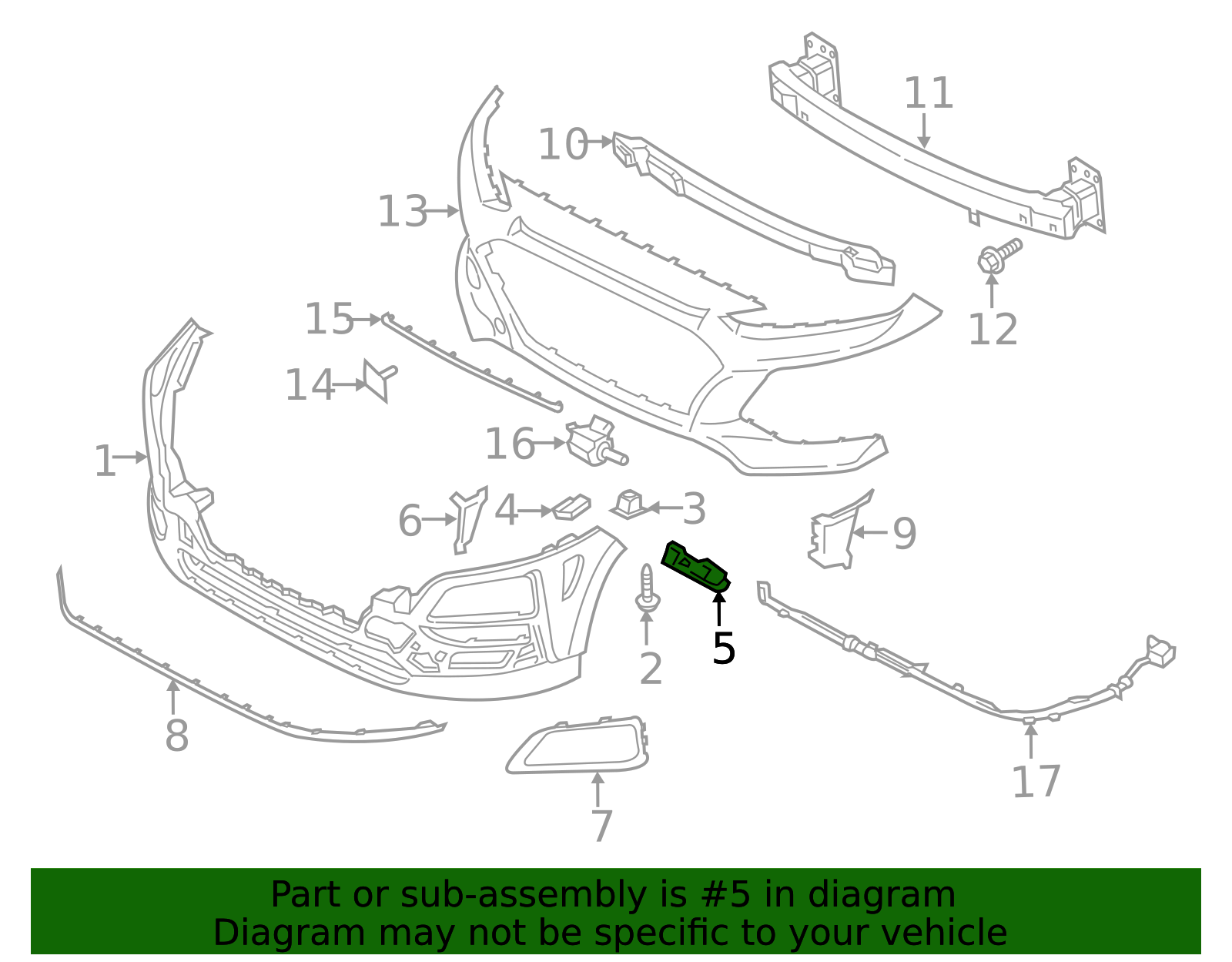 2018-2021 Hyundai Side Bracket 86513-J9000 | QuirkParts