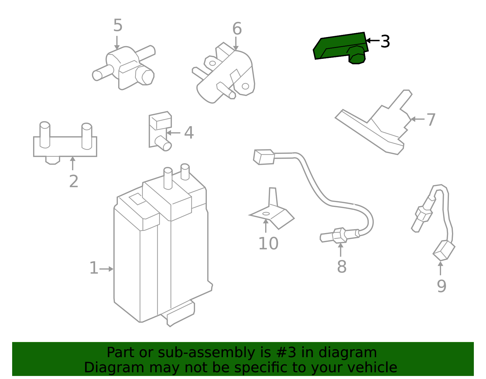 2009-2024 Nissan Manifold Absolute Pressure Sensor 22365-JF00D | Nissan ...