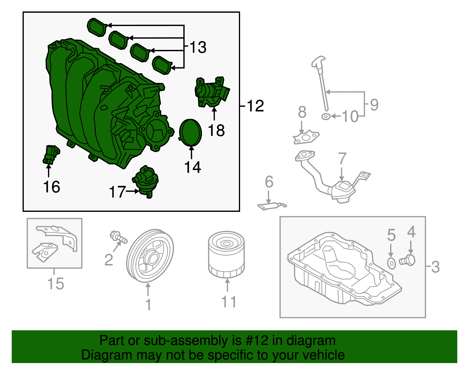 2017-2019 Hyundai Elantra Intake Manifold 28310-2EAA0 | OEM Parts Online