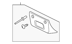 22891636 - OEM GM License Bracket | GMPartsCenter.net | GM Parts Center