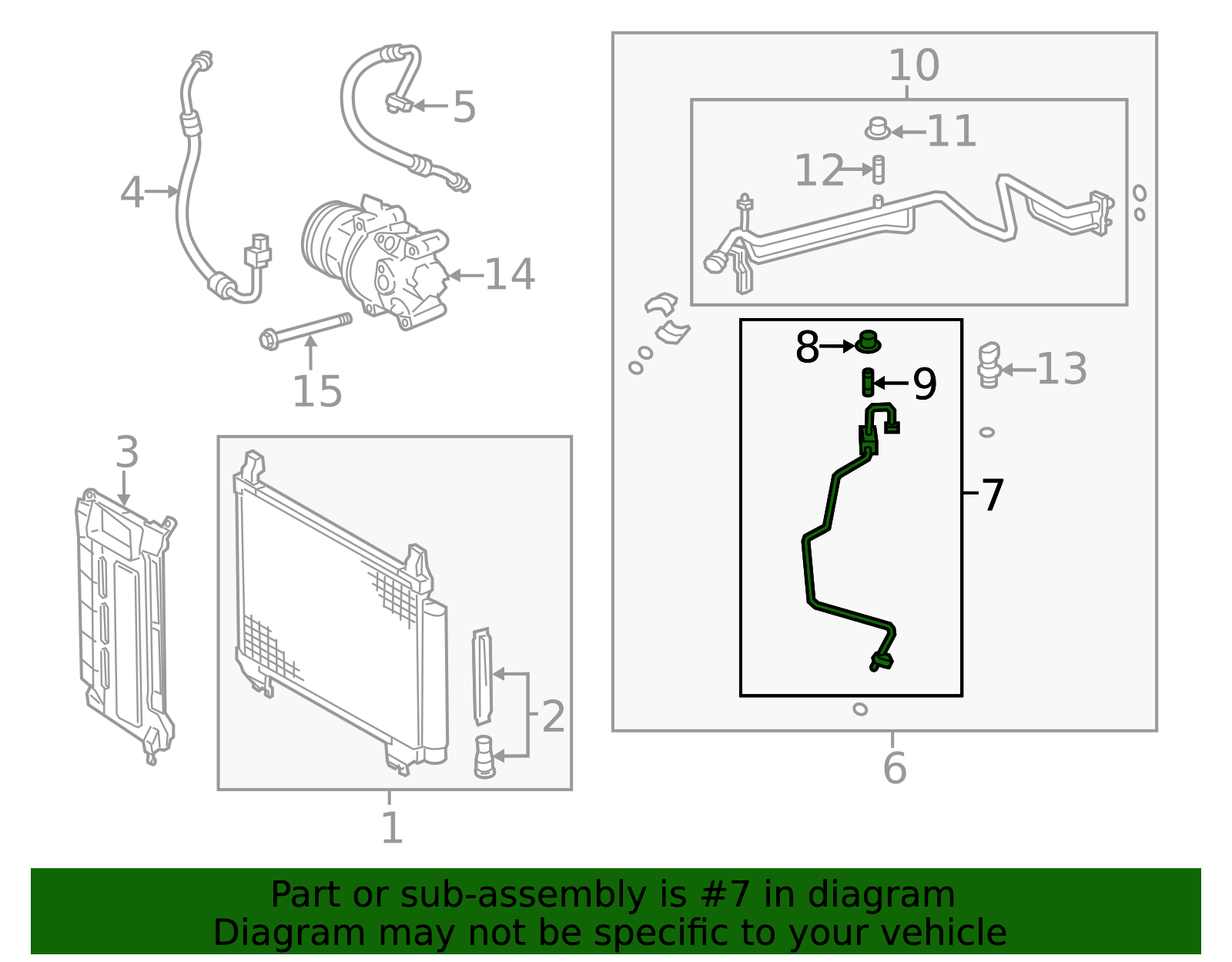 A/C Refrigerant Pipe - OEM Flow & Seal Line | AutoNation Parts
