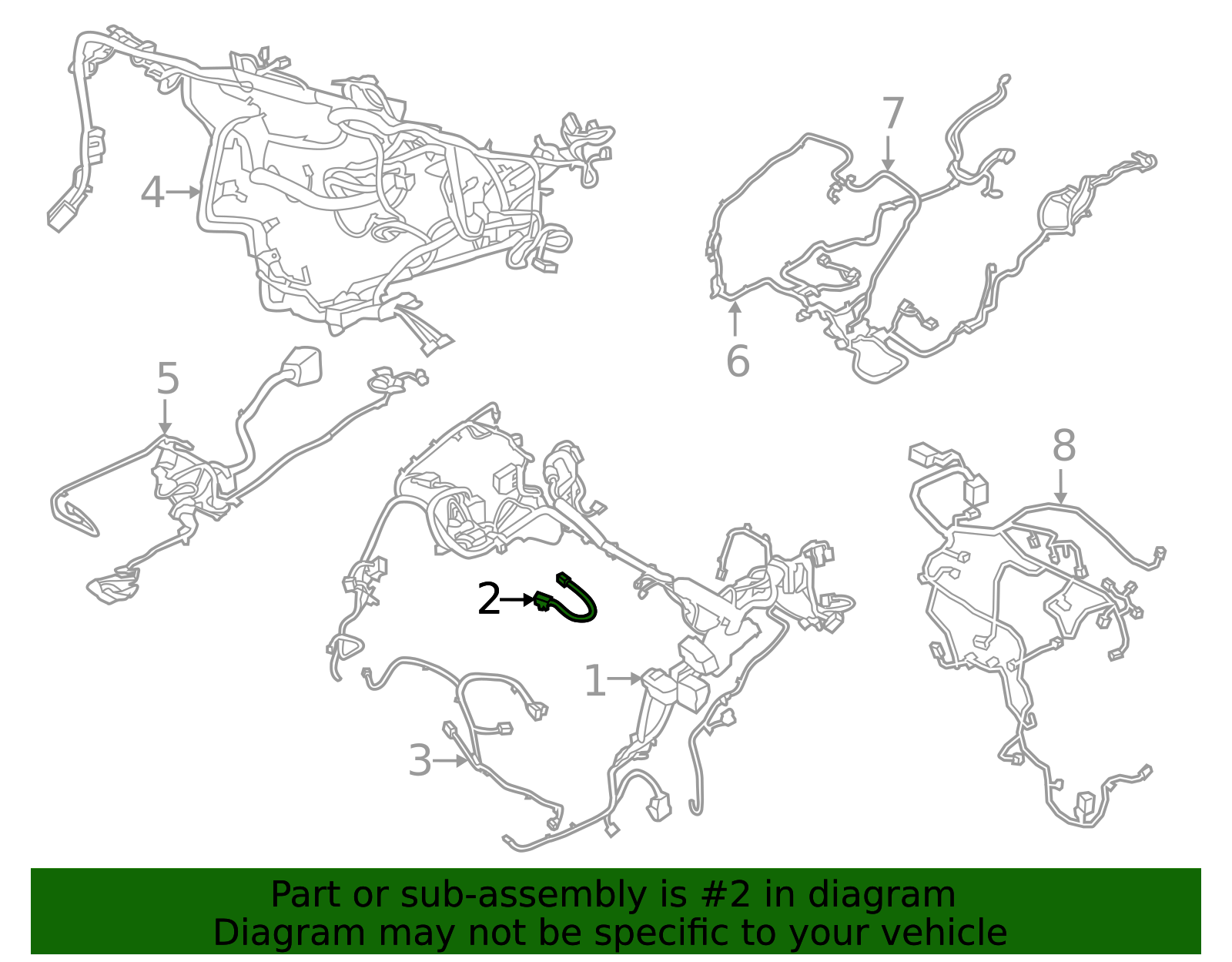 2014-2020 Ford Fusion Wire Harness DU5Z-9D930-B | OEM Parts Online
