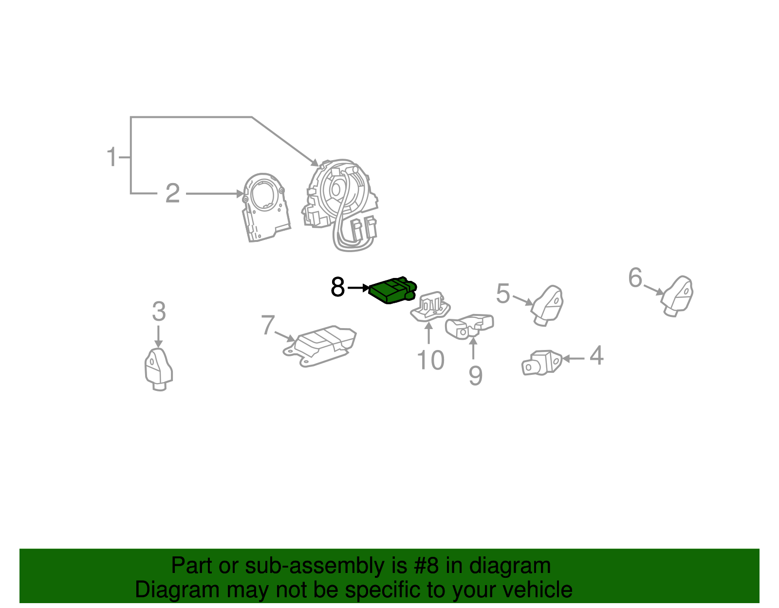 2012-2018 Toyota Occupant Module 89952-06011 | Toyota Parts Center