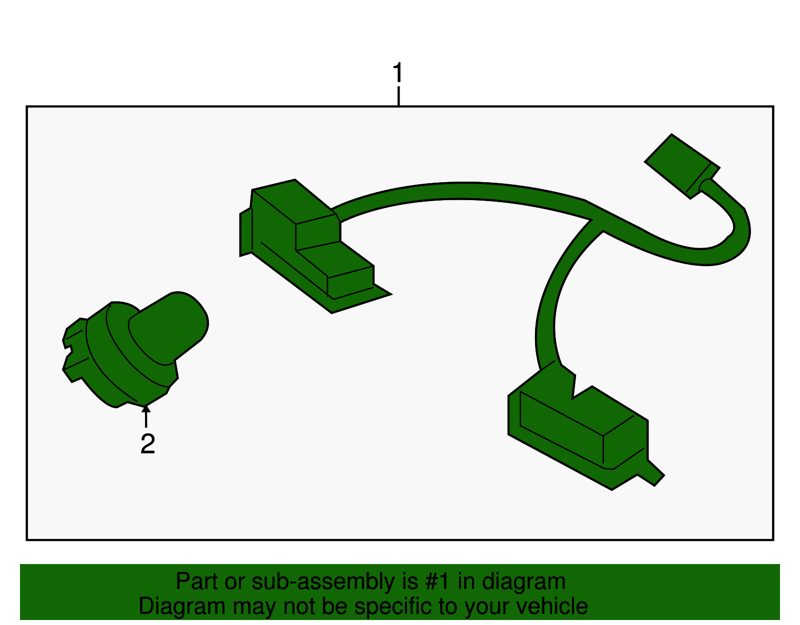 2010-2013 Kia Soul | License Lamp | 92501-2K000 | Kia Auto Parts