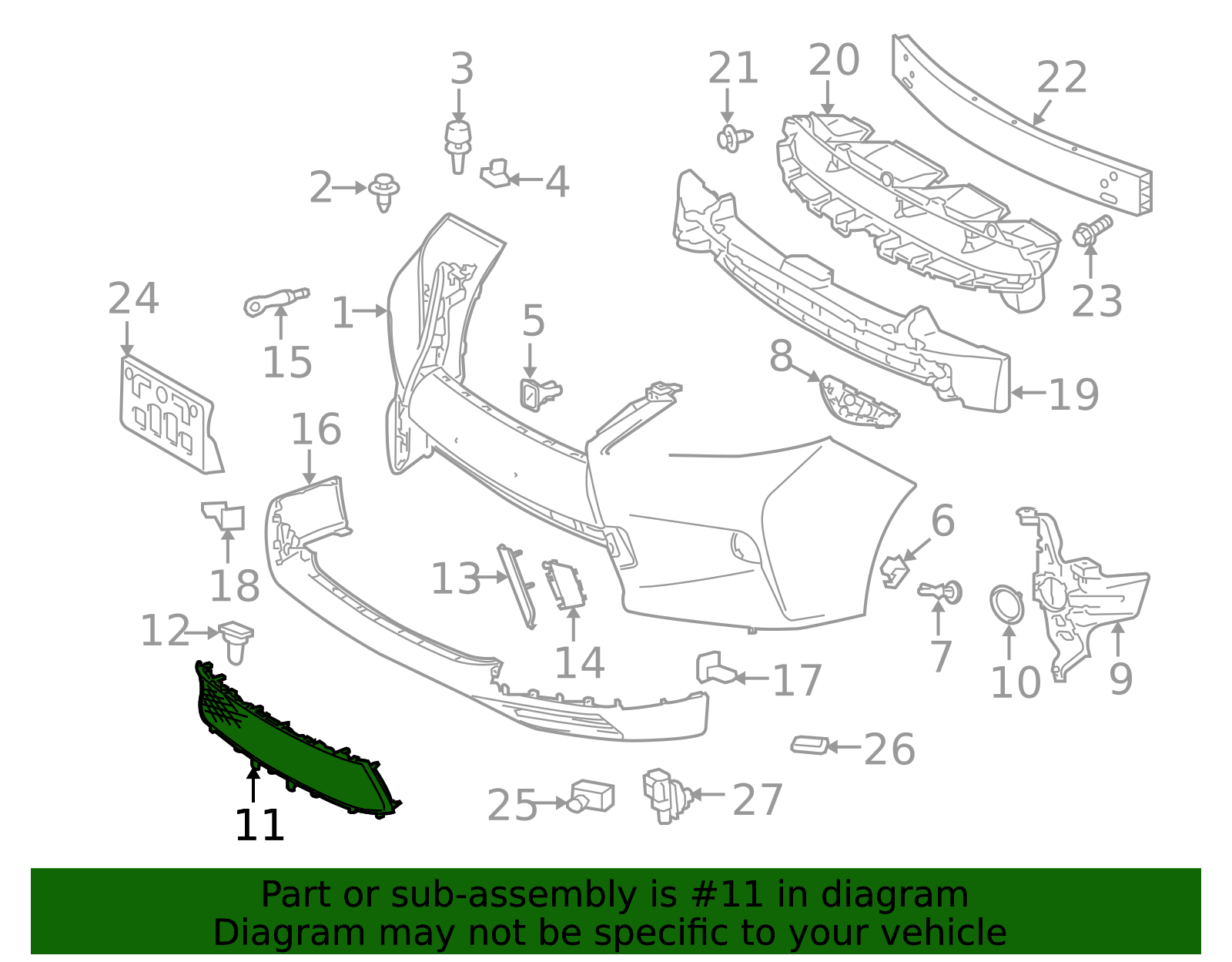 53112-0E110 - High-Quality Grille for 2013-2015 Lexus | AutoNation Parts