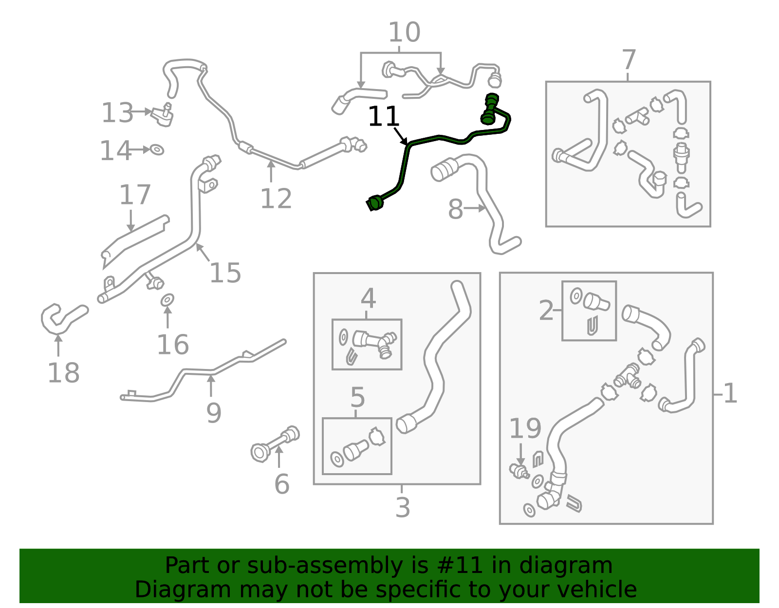 2018-2025 Audi Breather Tube 8W0-121-081-ED | OEM Parts Online