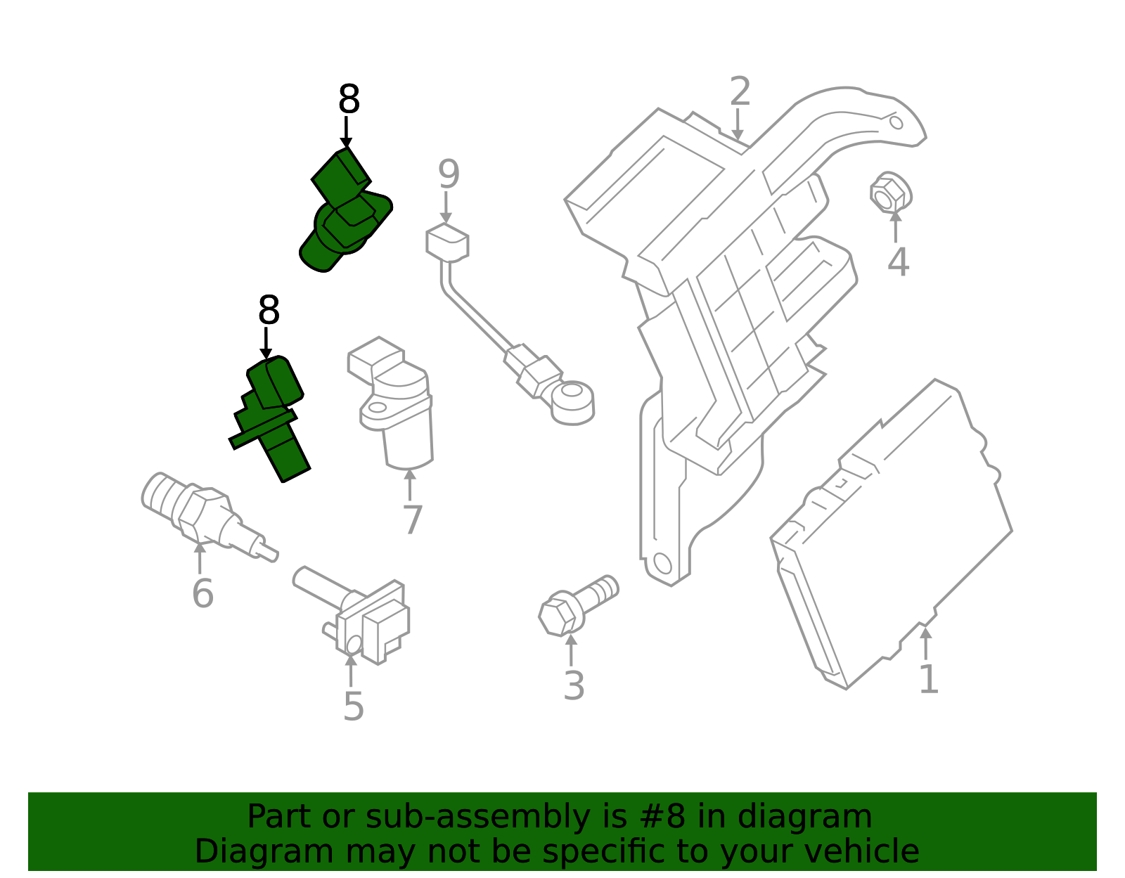 22056AA140 - Camshaft Sensor | Subaru Parts HQ