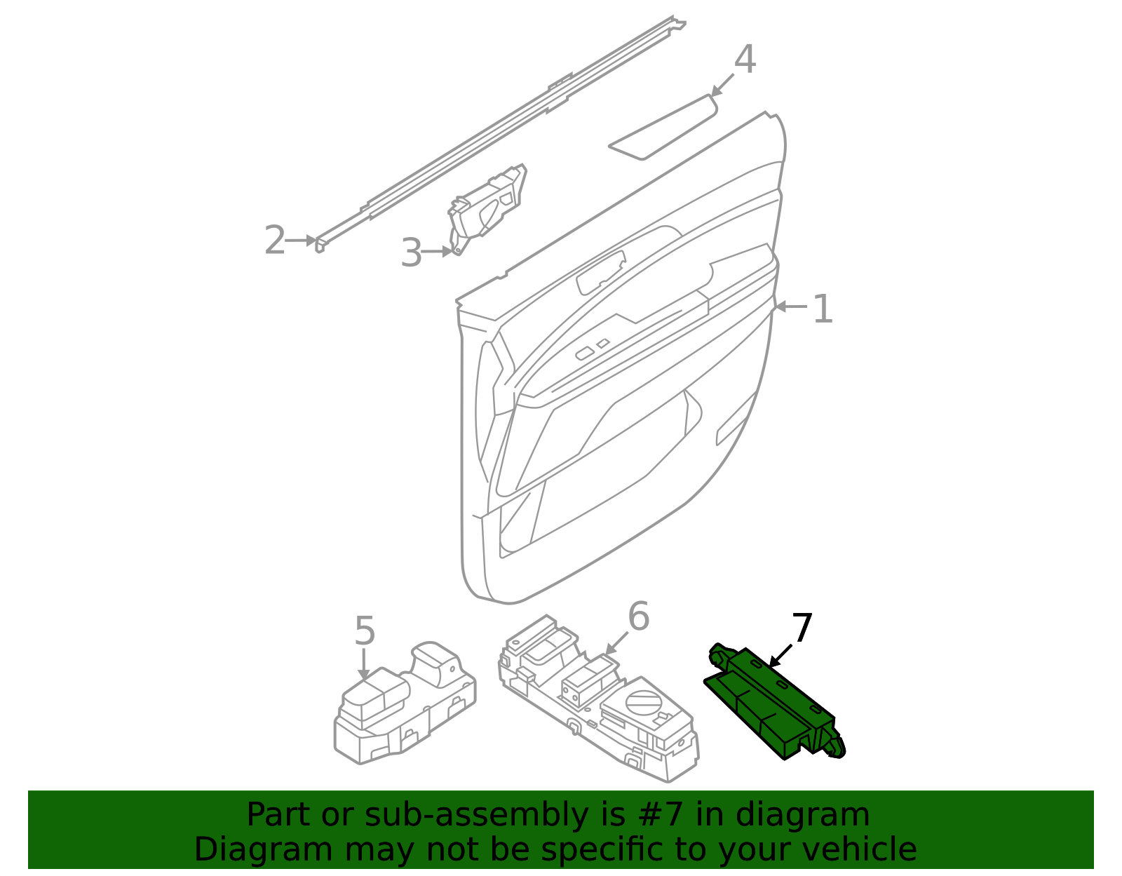 2022-2025 Kia Carnival | Memory Switch | 93250-R0000 | Kia Auto Parts