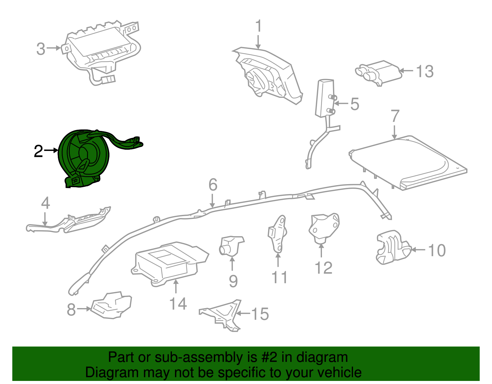 2018-2020 Toyota Sienna Clock Spring 84307-08050 | Toyota Parts Center