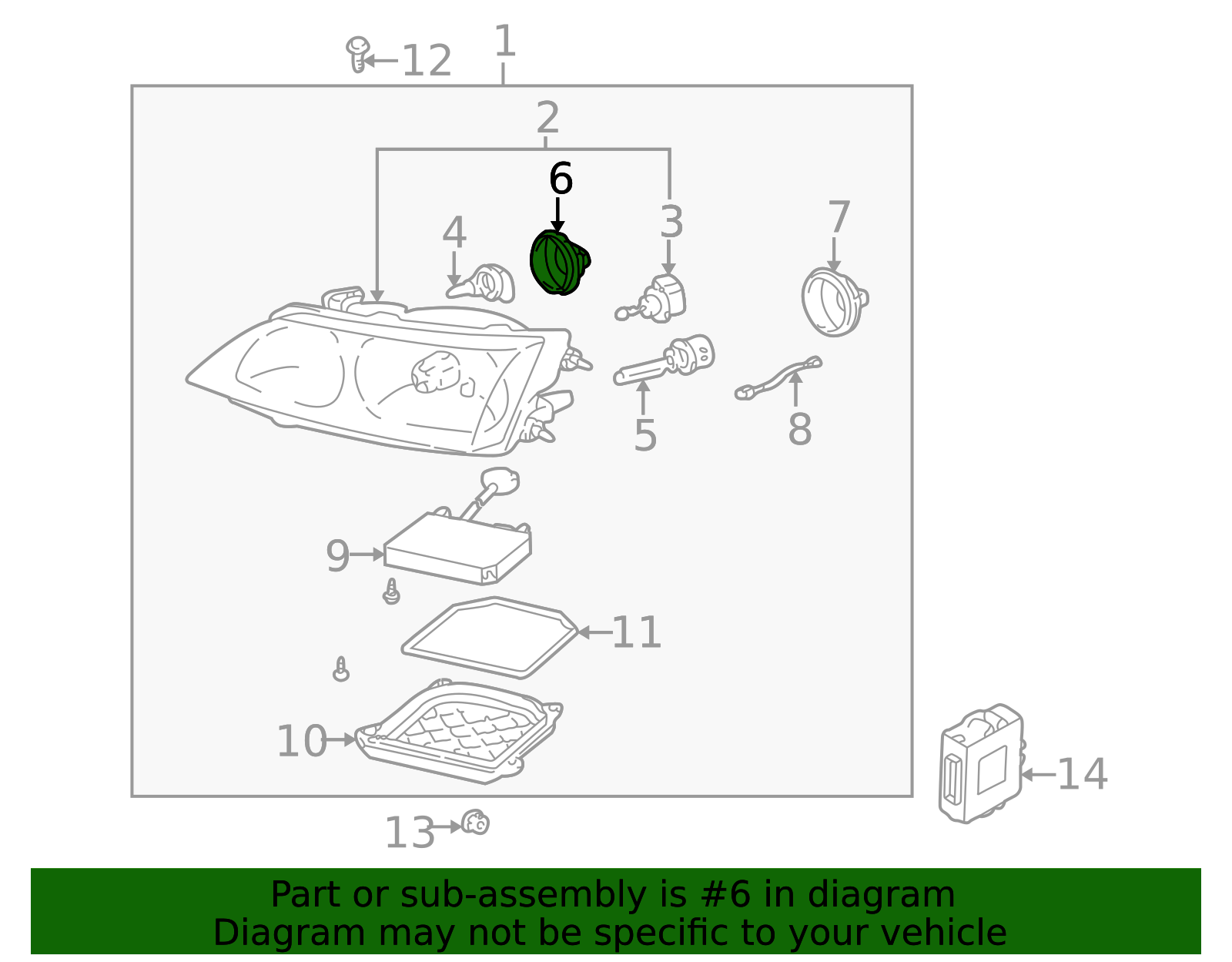 2000-2001 Lexus ES300 Bulb Cap 81135-3A430 | OEM Parts Online