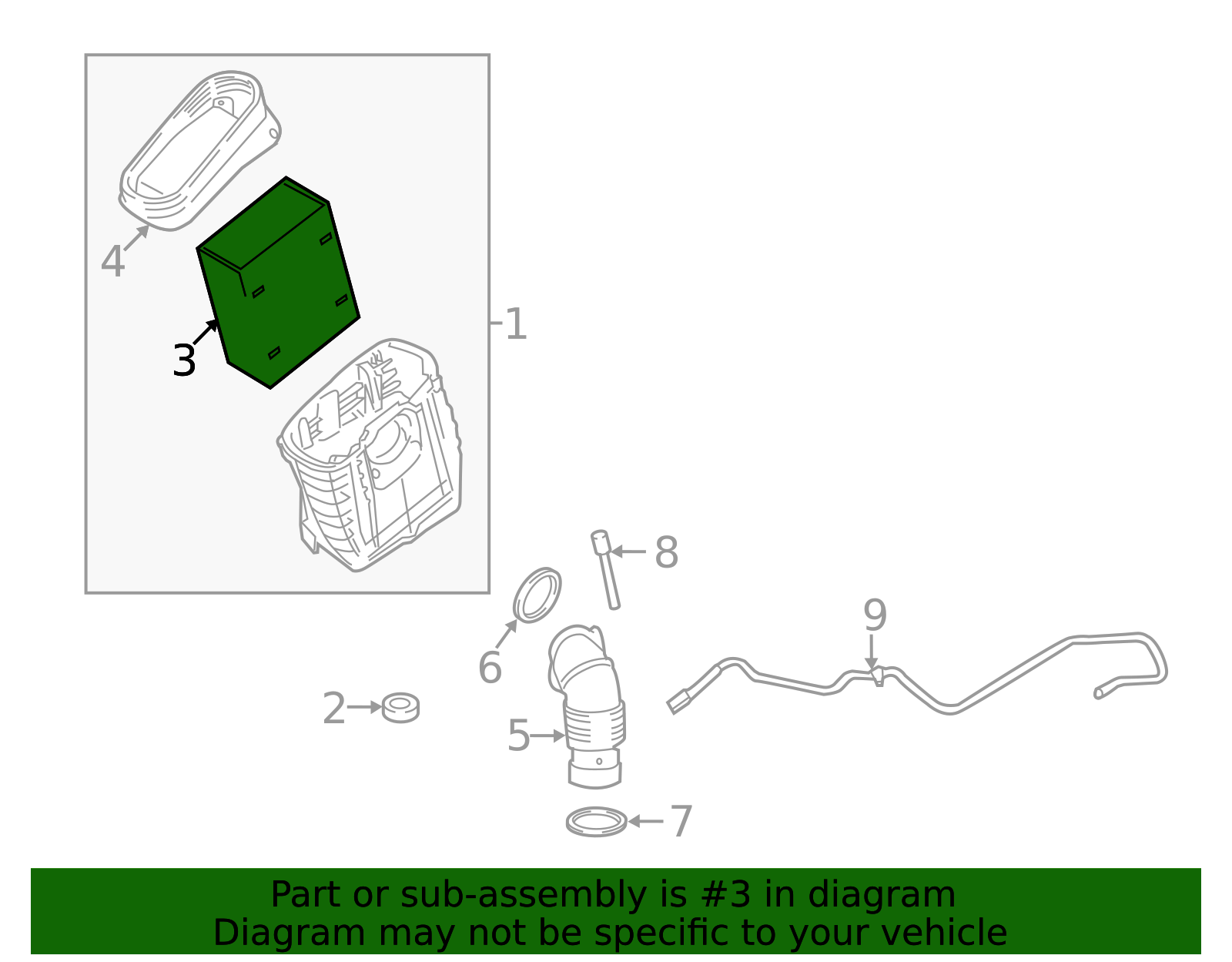 2015-2025 Porsche Macan Air Filter 95B-129-620-A | Sunset Porsche Parts