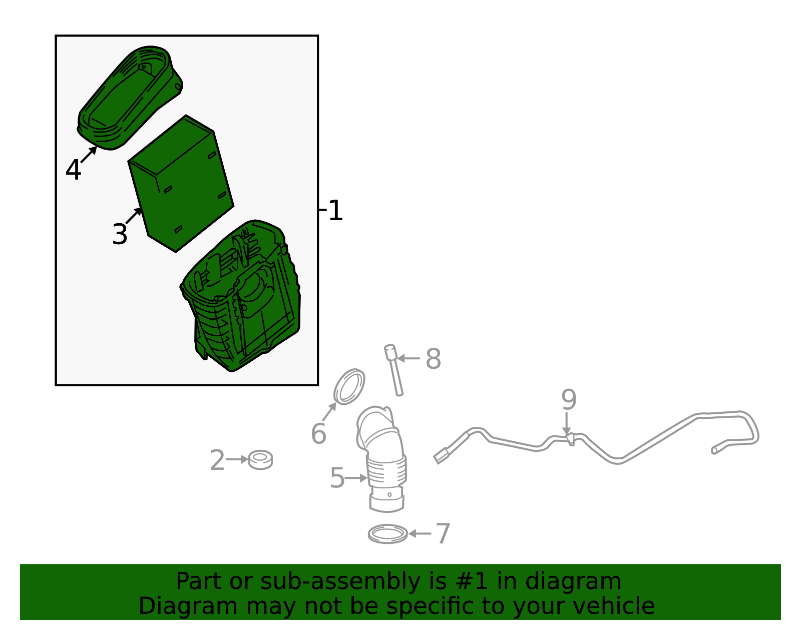 2017-2025 Porsche Macan Air Cleaner Assembly 95B-129-601-P | Sunset ...