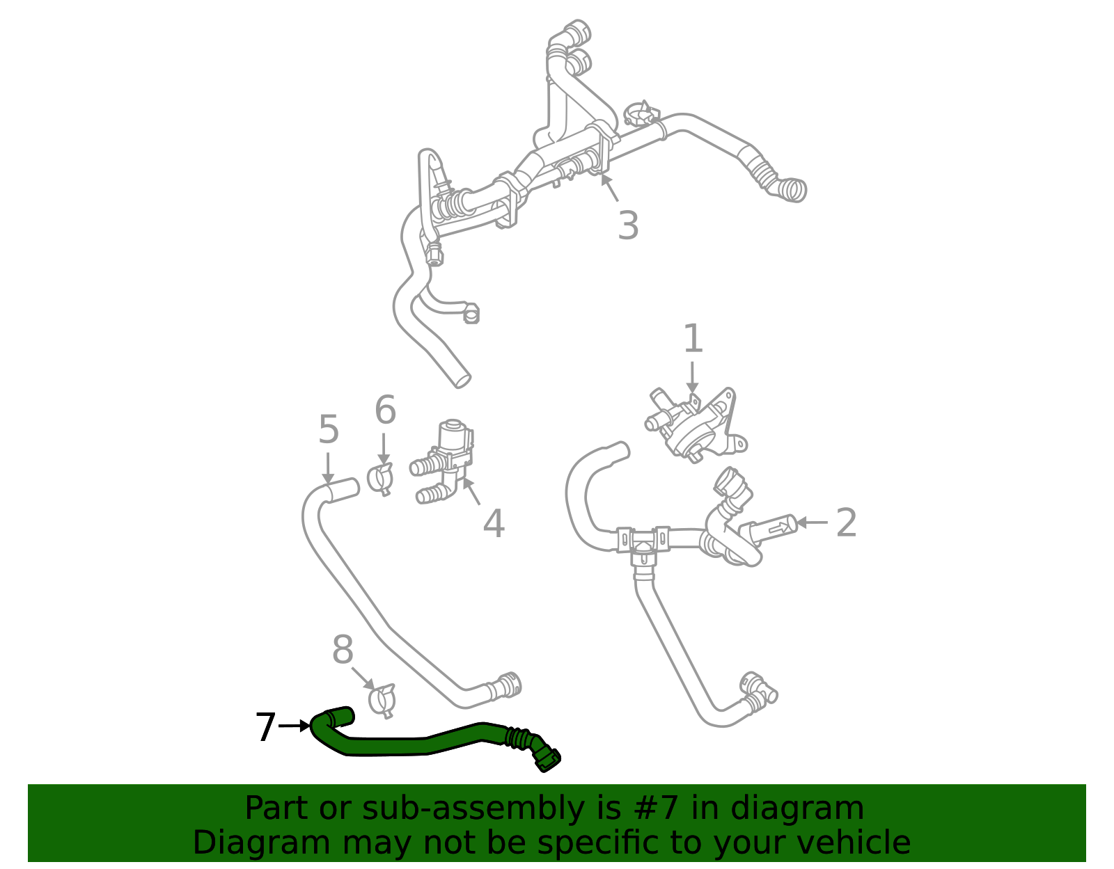 KM-7231 - Motorcraft™ Radiator Coolant Hose | Dealer Auto Parts