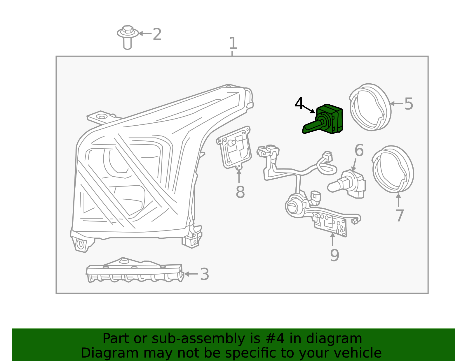 13587843 - Headlamp Bulb | GM Parts Center