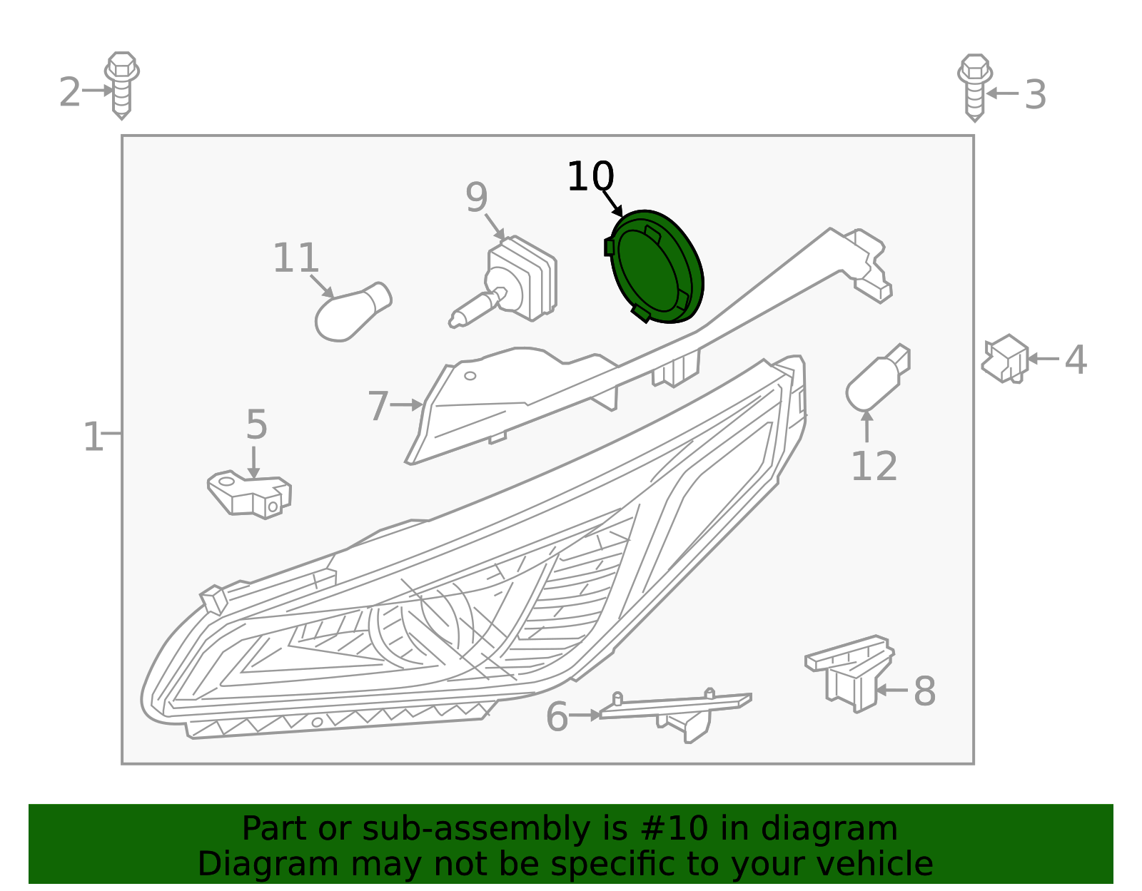 2015-2017 Hyundai Sonata Dust Cap 92191-2F500 | OEM Parts Online