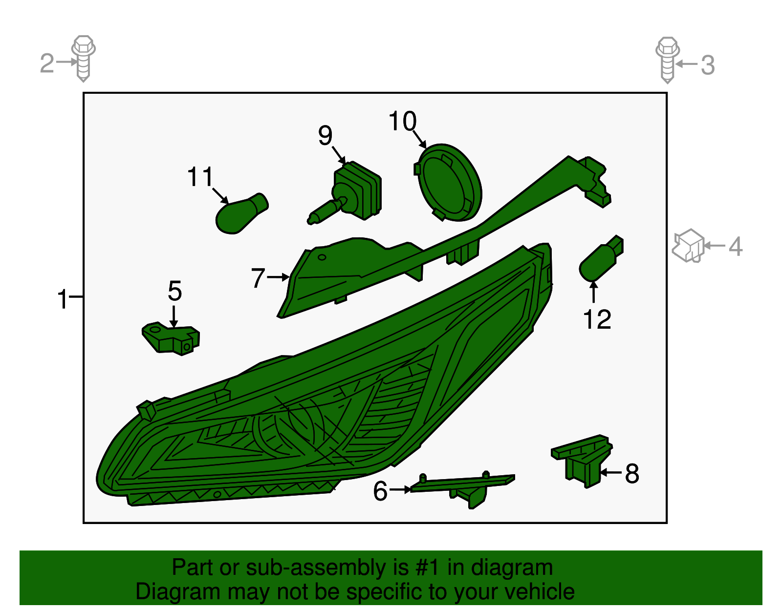 2016-2017 Hyundai Sonata Composite Assembly 92102-C2200 | World OEM ...