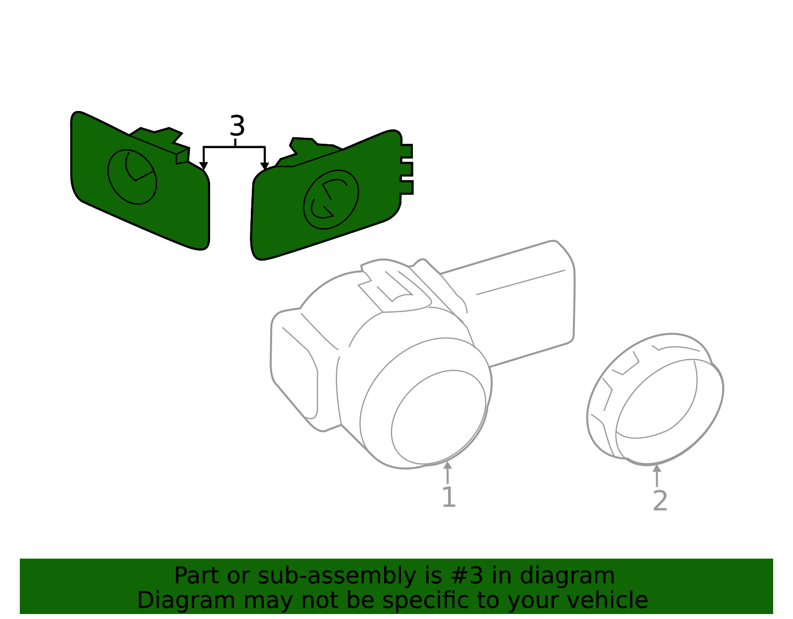 2019-2022 BMW X7 Park Sensor Mount 51-11-8-069-896 | BMW OEM Parts