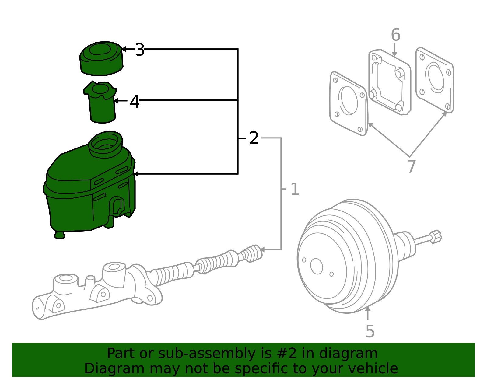 47220-0C022 - Master Cylinder Reservoir 2001-2007 Toyota Sequoia | Bam ...