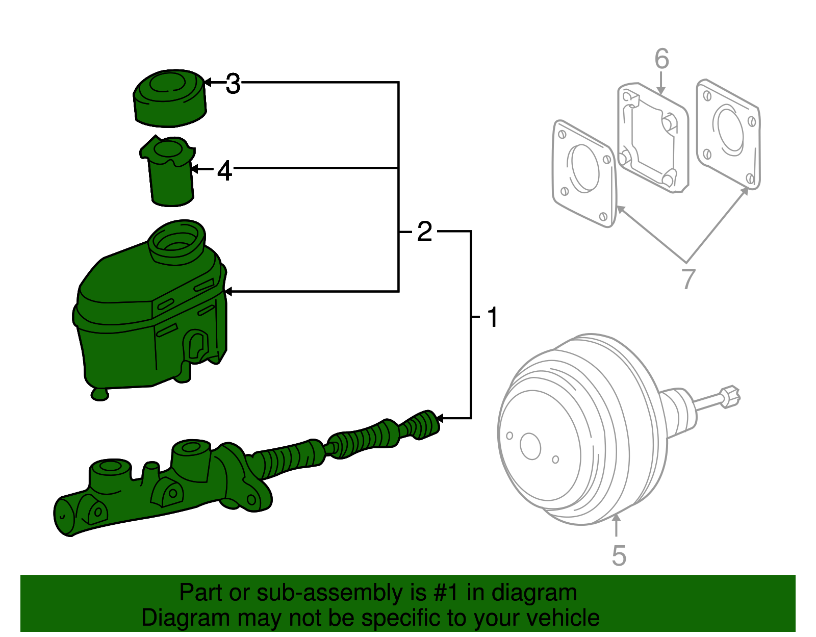 47201-0C041 - Master Cylinder 2001-2007 Toyota Sequoia | Longo Toyota Parts