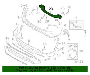 Impact Bar 86631-S2500 | OEM Parts Online