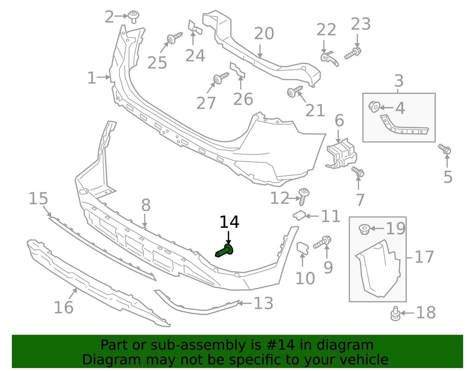 Hyundai - 86695-S2600 - Outer Molding - 2021-2023 Hyundai Santa Fe ...