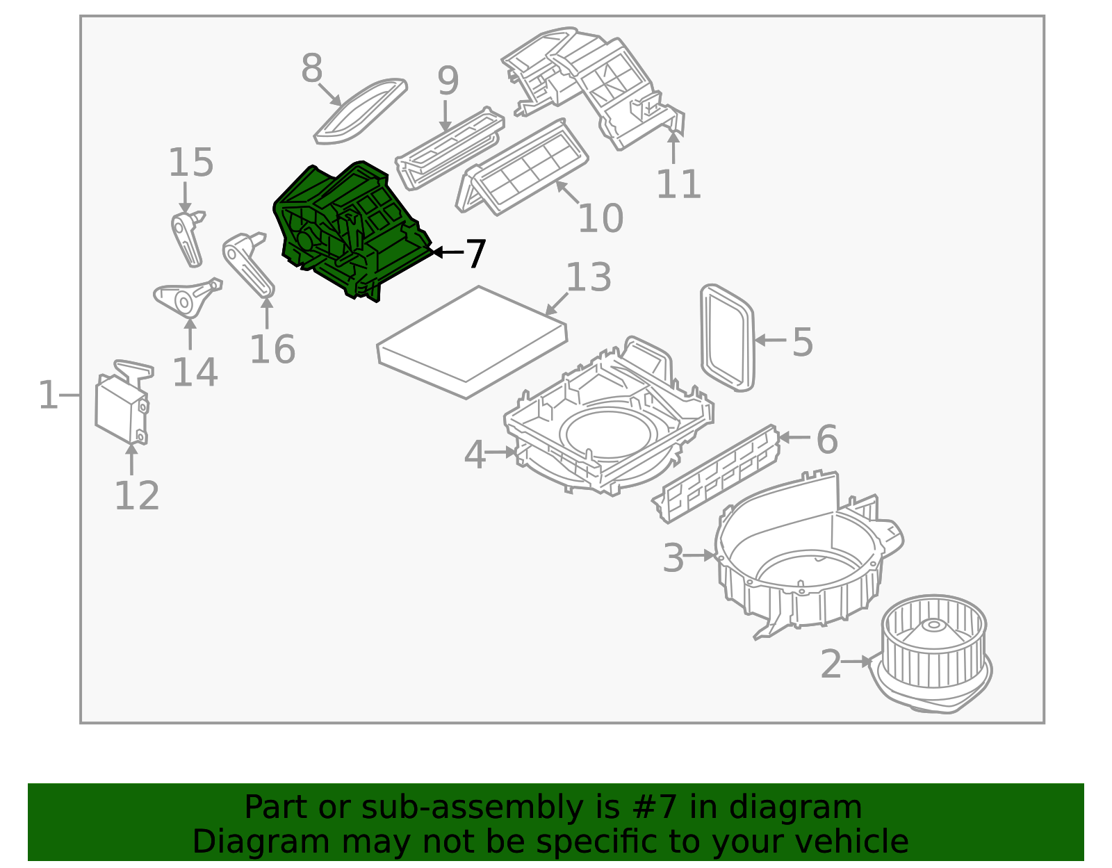 27235-EH000 - High-Quality HVAC Air Inlet Housing for 2009-2024 Nissan ...