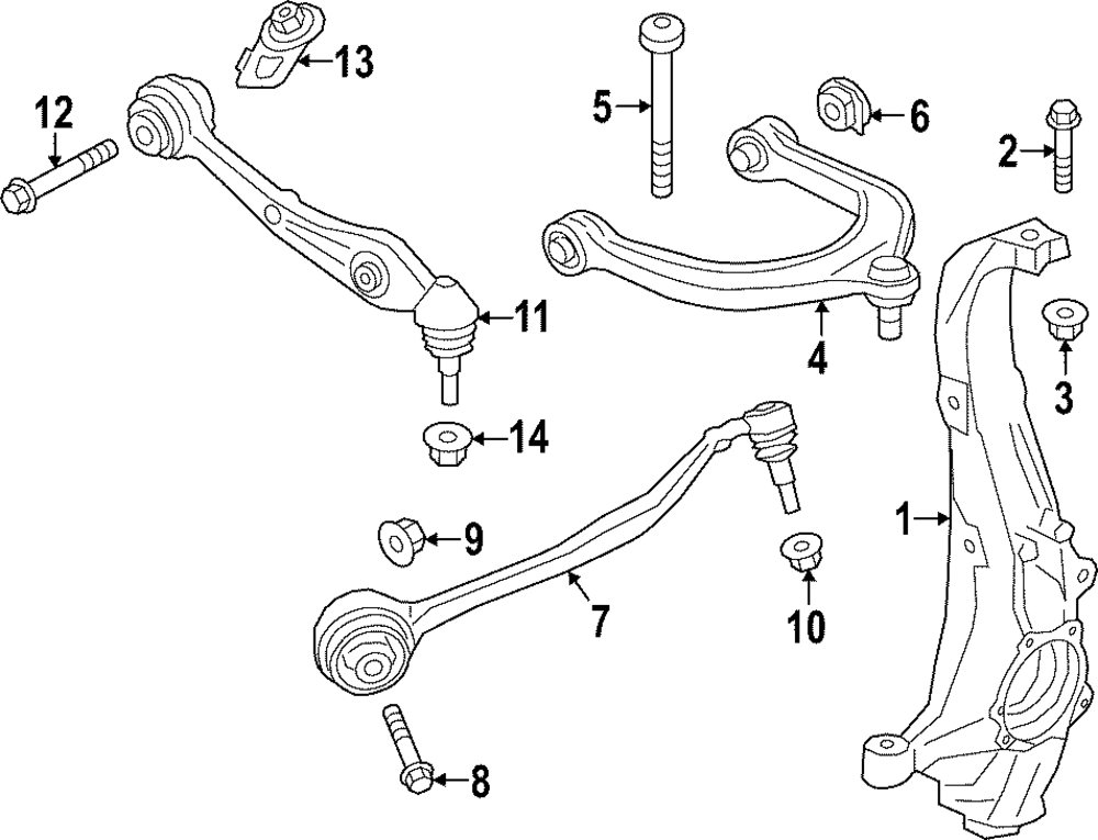 31-10-8-864-693 - Lower Control Arm 2022-2025 BMW iX | BMWPartsDirect.com