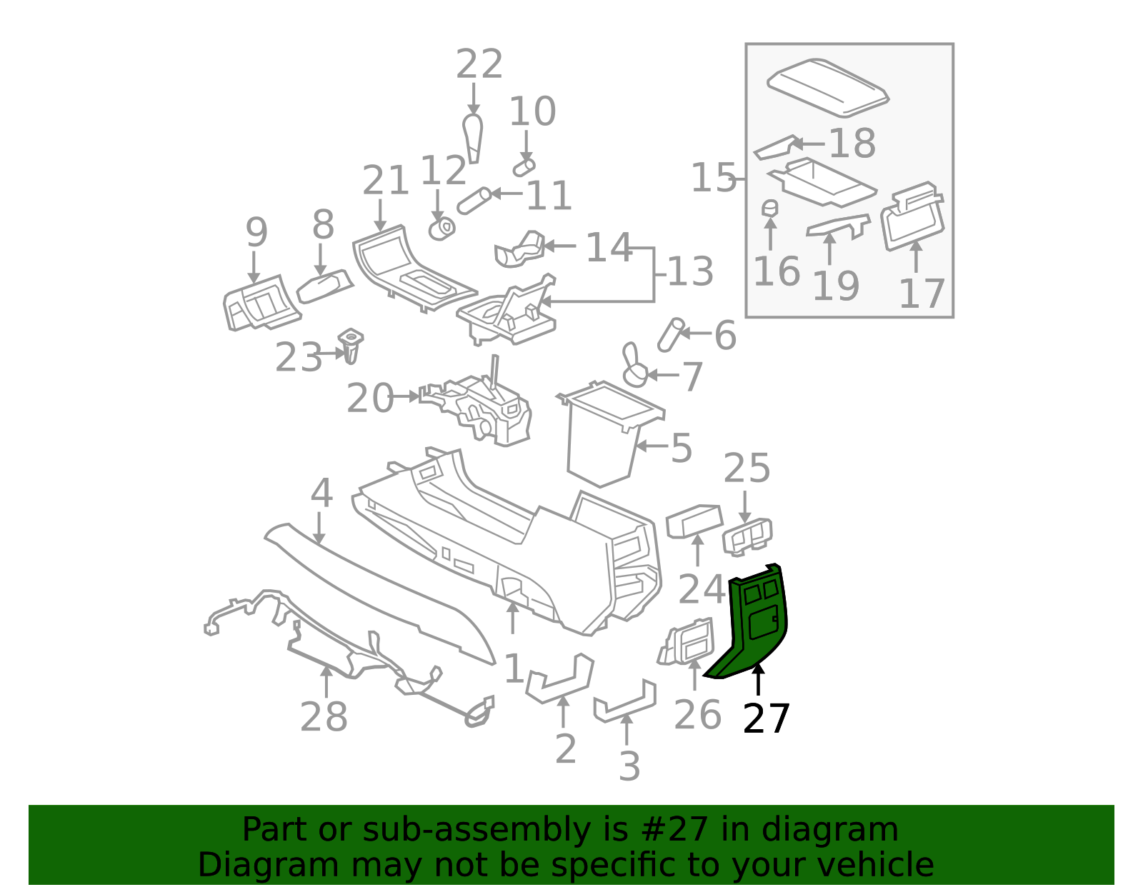 Buy Genuine GM Auto Parts - Panel (Part # 15881368) | GM Parts Store