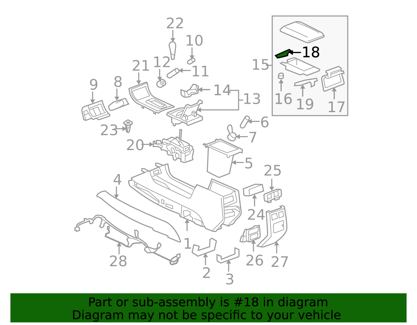15830102 - Upper Latch 2008 Cadillac DTS | GM Parts Center