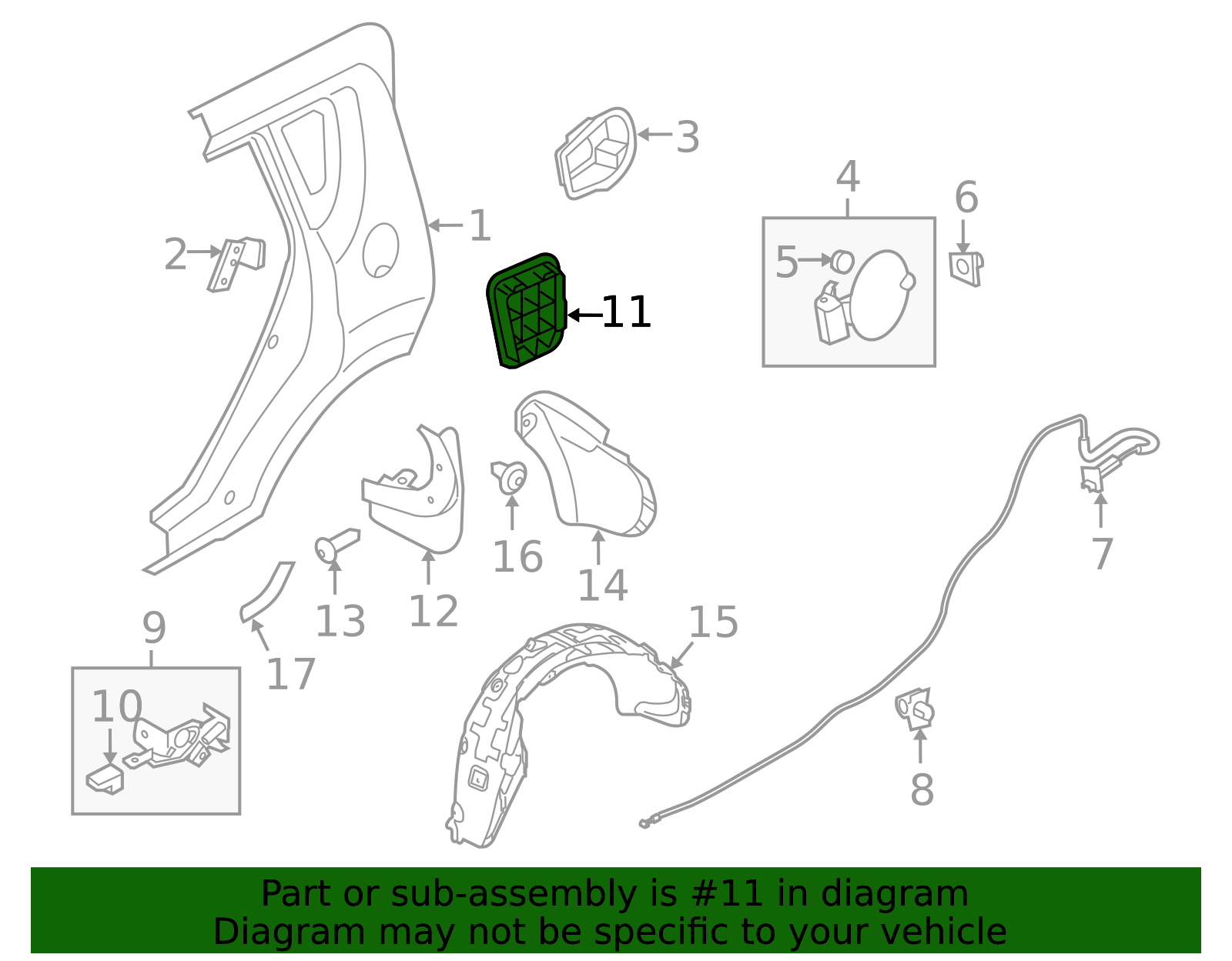 2010-2016 Kia OEM NEW 2010-16 Kia Sportage Left Right Air Extractor ...