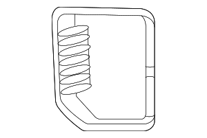 2020-2023 GMC Front Driver Side Fog Lamp Opening Insert 84319825 ...