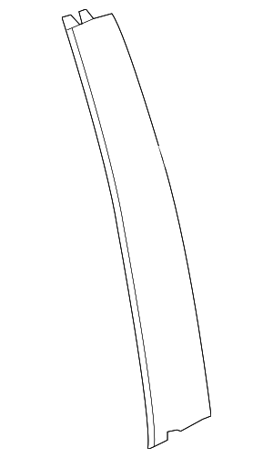 72970-TVA-A02 - 2018-2022 Honda Accord - Garnish L Rear Door Center ...