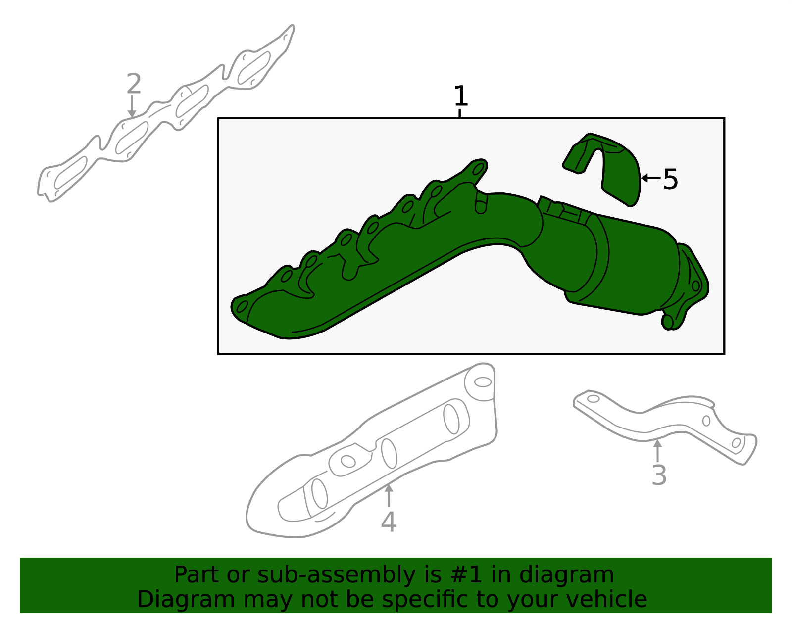28510-3F800 - Catalytic Converter With Integrated Exhaust Manifold 2015 ...