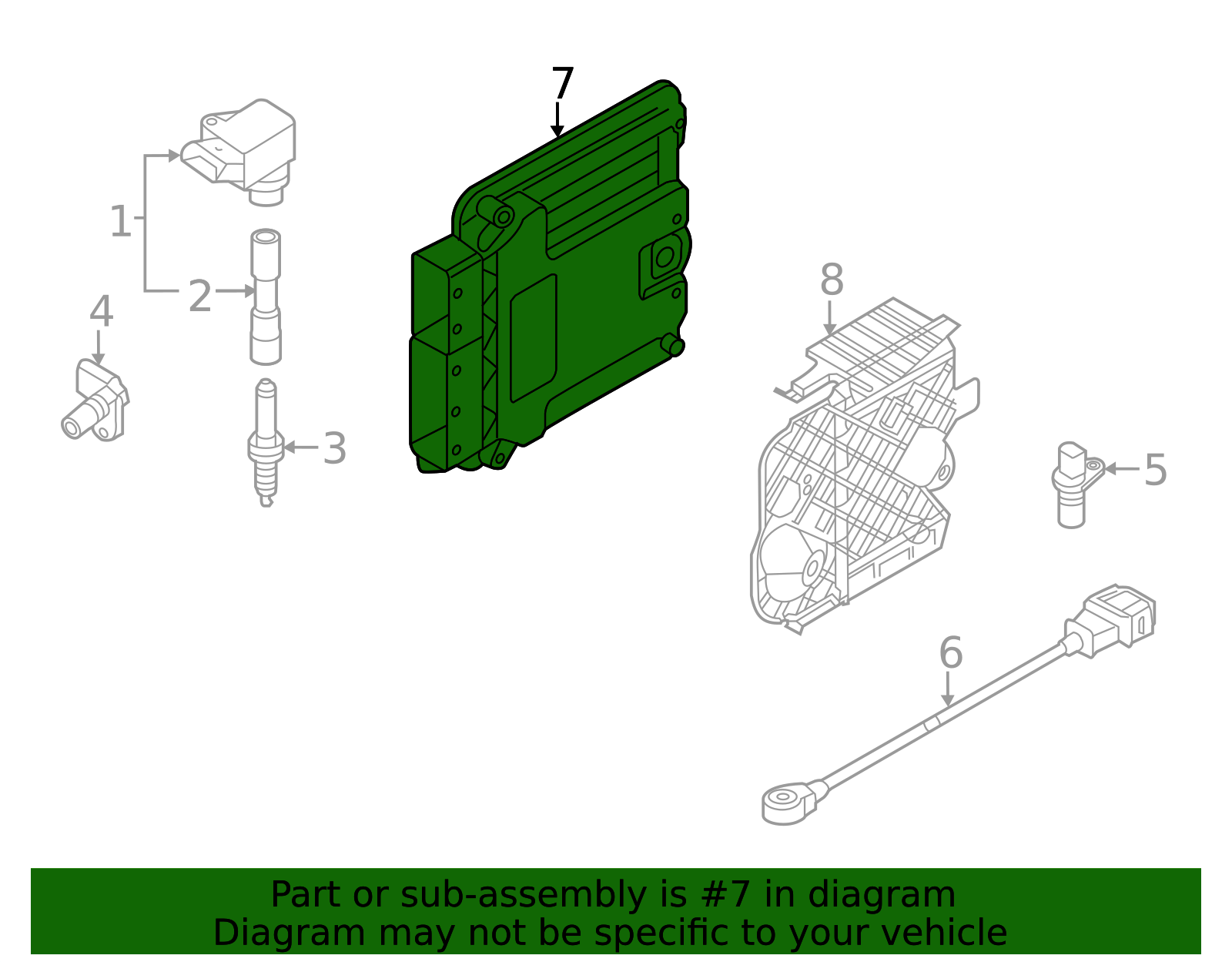 8Y0-907-115-E-8Y0 - Ecm 2023 Audi | Audi OEM Parts Guy