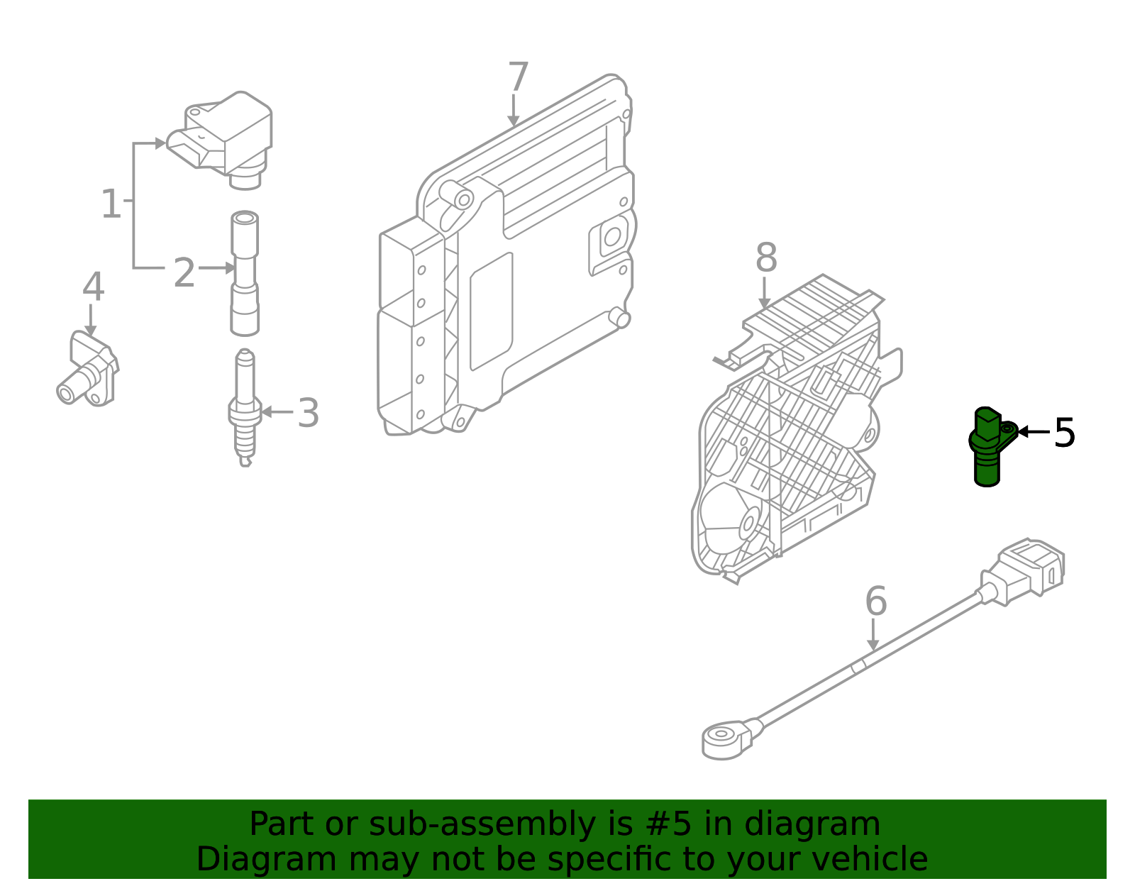 06H-906-433-E - Crankshaft Sensor 2017-2025 Audi | Audi OEM Parts Guy