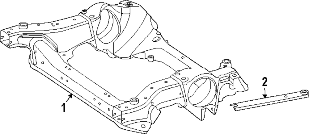 206-623-02-00 - Rear Brace 2023-2025 Mercedes-Benz | Mercedes-Benz ...