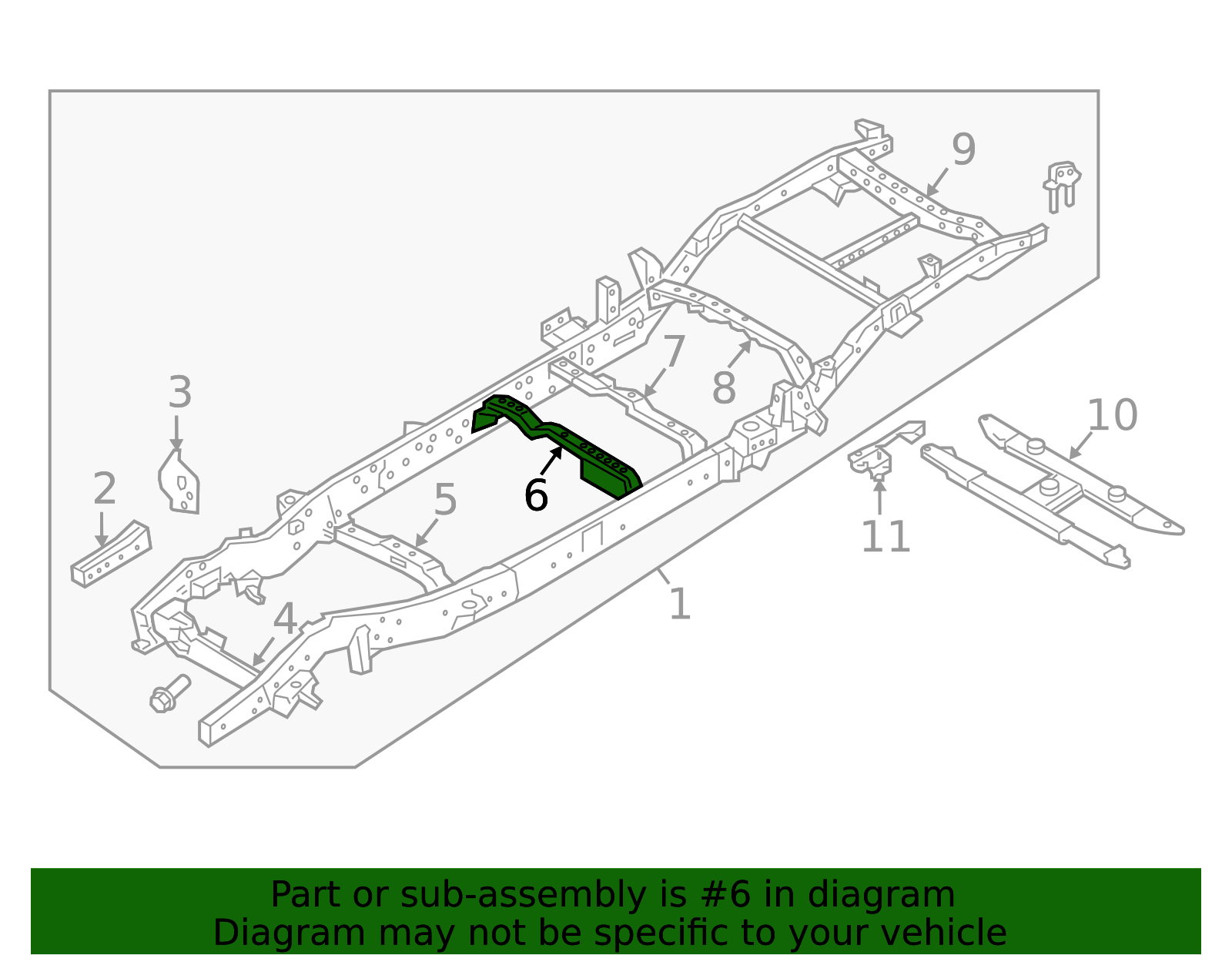 Cross-Member E1050-EZ1CA | Nissan Parts OEM