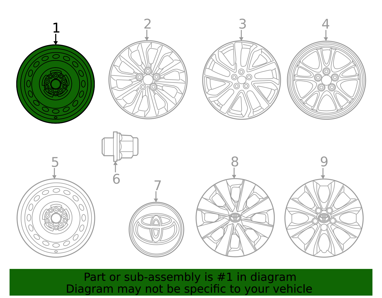 2020-2025 Toyota Corolla Wheel, Steel 42611-02Q51 | Toyota Parts Center